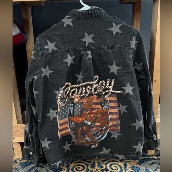 the rowdy rose | Jackets & Coats | Rowdy Rose Jean Jacket | Poshmark